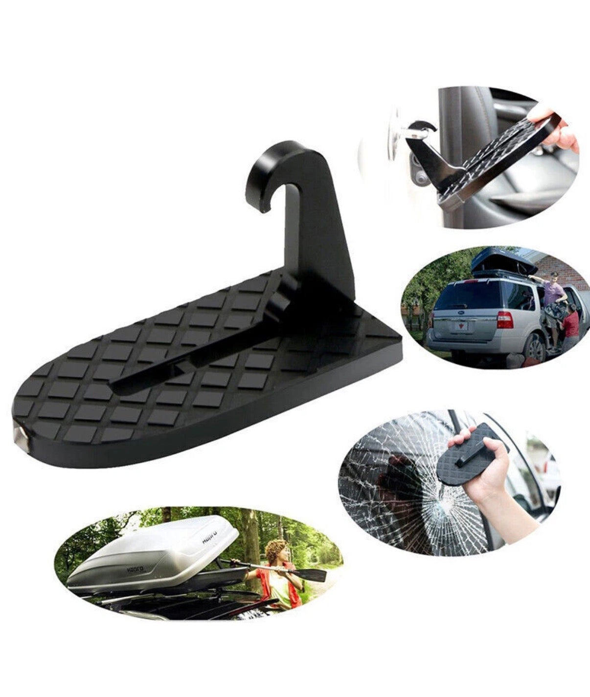 Vehicle Access Roof Of Car SUV Door Step Rooftop Doorstep Latch Pedal